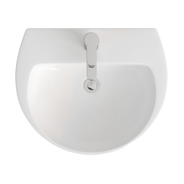500mm Wall Hung Basin - Wall-Mounted IPS Sink • ASPRO50BA1