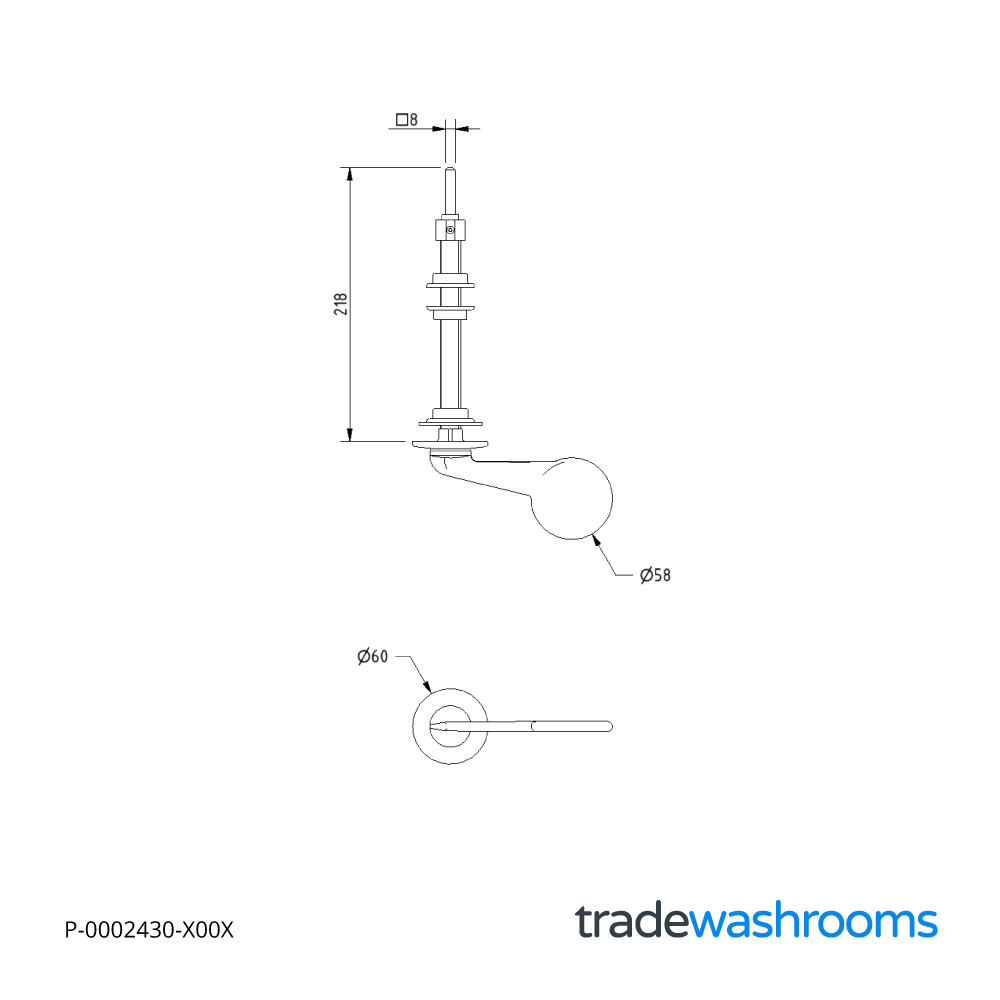 P-000243-X00X - NYMAS Spares • Trade Washrooms