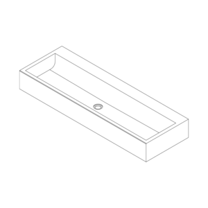 Solid Surface Wash Troughs for Commercial and School Washrooms