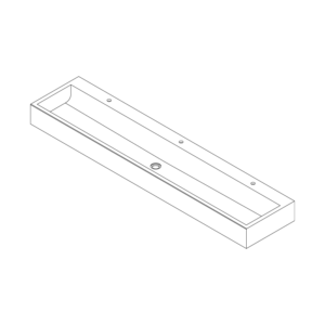 Solid Surface Wash Troughs for Commercial and School Washrooms
