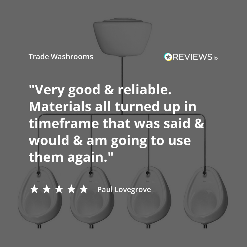 4x Urinals with Exposed Cistern Pack - UR50BOX4TOGO