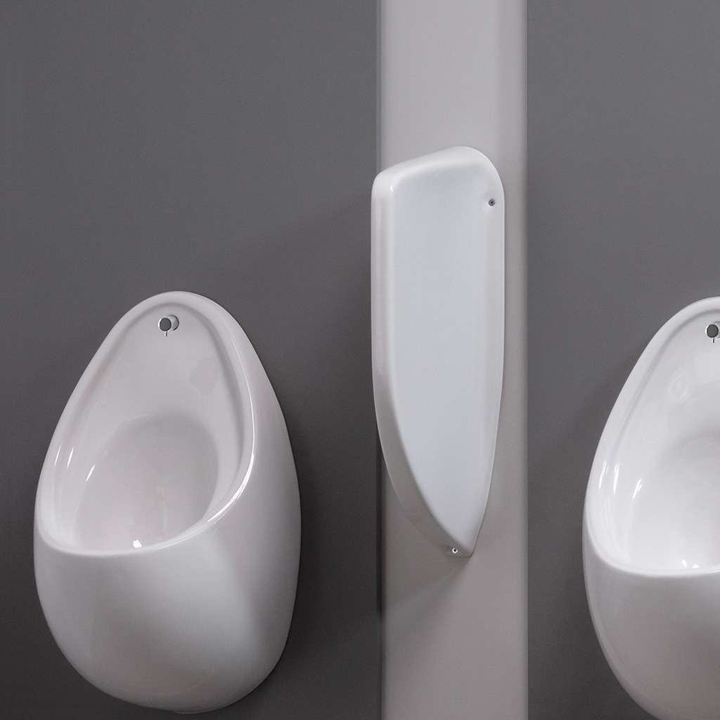 Ceramic Urinal Divider - URSEP • Urinals and Urinal Fittings Online