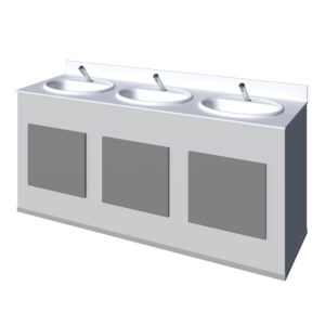 Wash Basins and Wash Troughs for Commercial Bathrooms