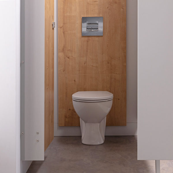SMART Metal Flush Plate - Commercial Toilet Flush Plate • Siamp