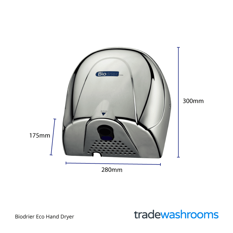 Biodrier Eco Hand Dryer - HD-BE08 • Trade Washrooms