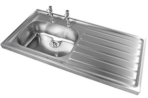 Wall-Mounted Clinical Sink and Drainer Kit [HBN ST] - Stainless Steel