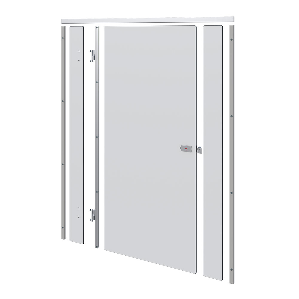 Commercial Shower Cubicle Door Pack - Compact Laminate - Grey
