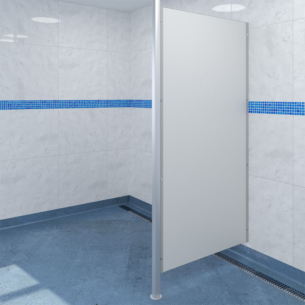 Commercial Shower Modesty Screen Pack - 1800mm x 900mm