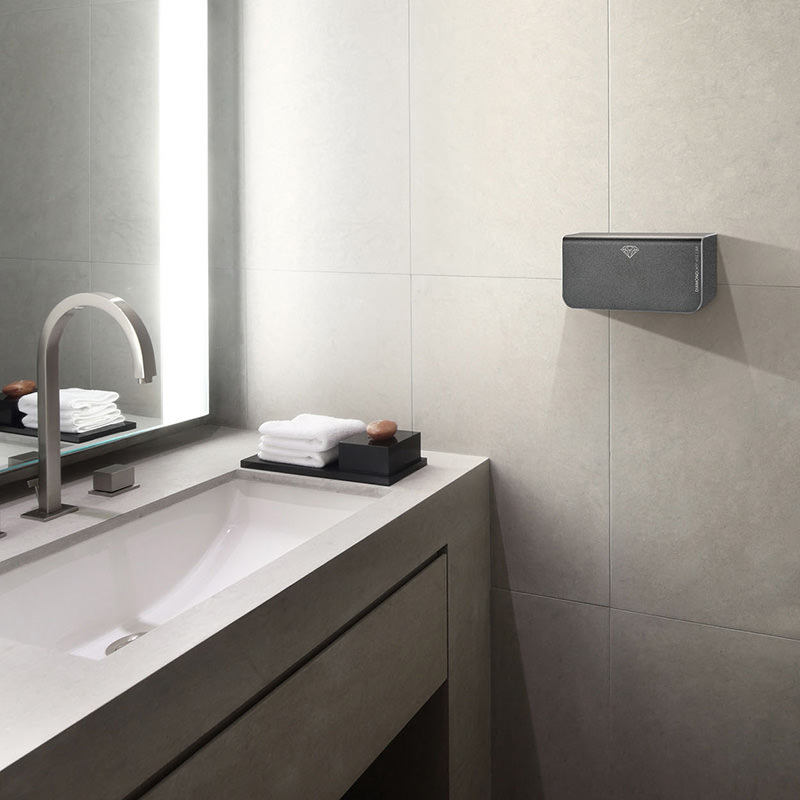 Diamond Dryer Compact Hand Dryer in Graphite or Silver