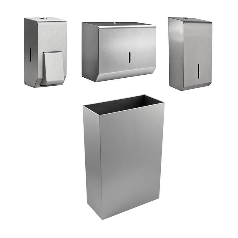 Doc M Accessories Pack - Stainless Steel Dispensers and Bin