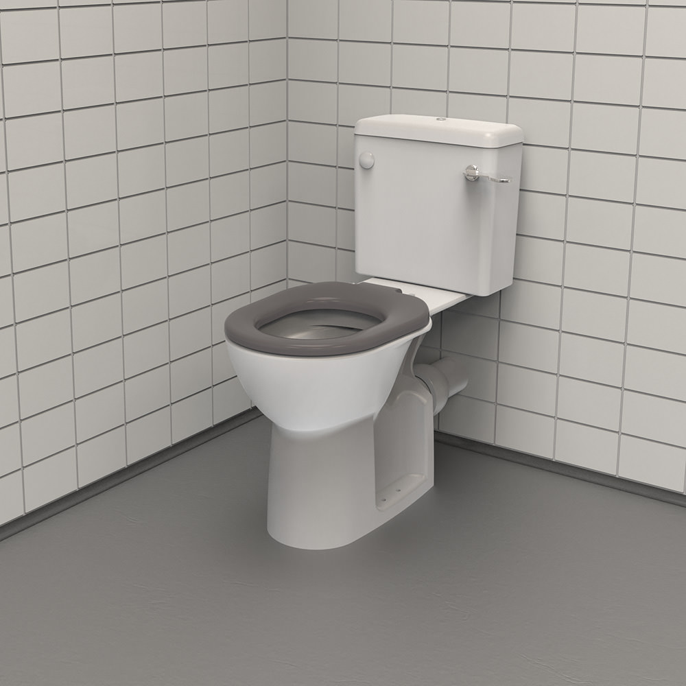 NYMAS Close Coupled Doc M Toilet with Lockable Cistern Lid
