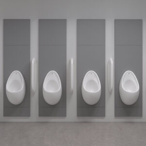 Four-Bowl Urinal Set with Concealed Cistern - UR60CONSET4