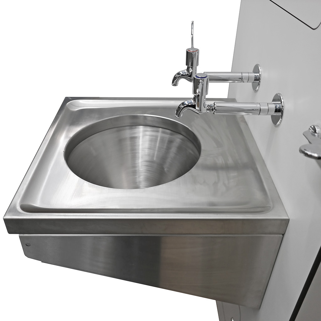 Slop Hopper Sink Kit [HBN DU] • Stainless Steel Hospital Disposal Unit
