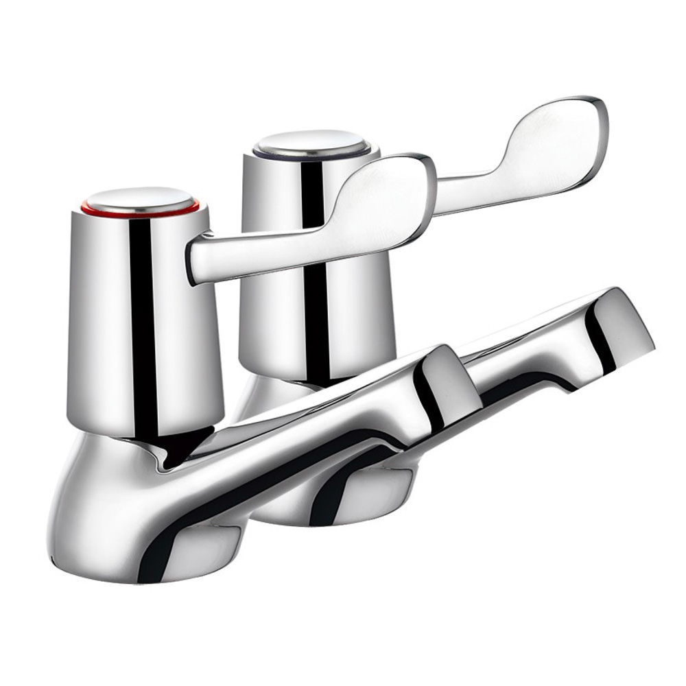 Pair of Lever Action Basin Taps - HBN TP5 • Deva VL101