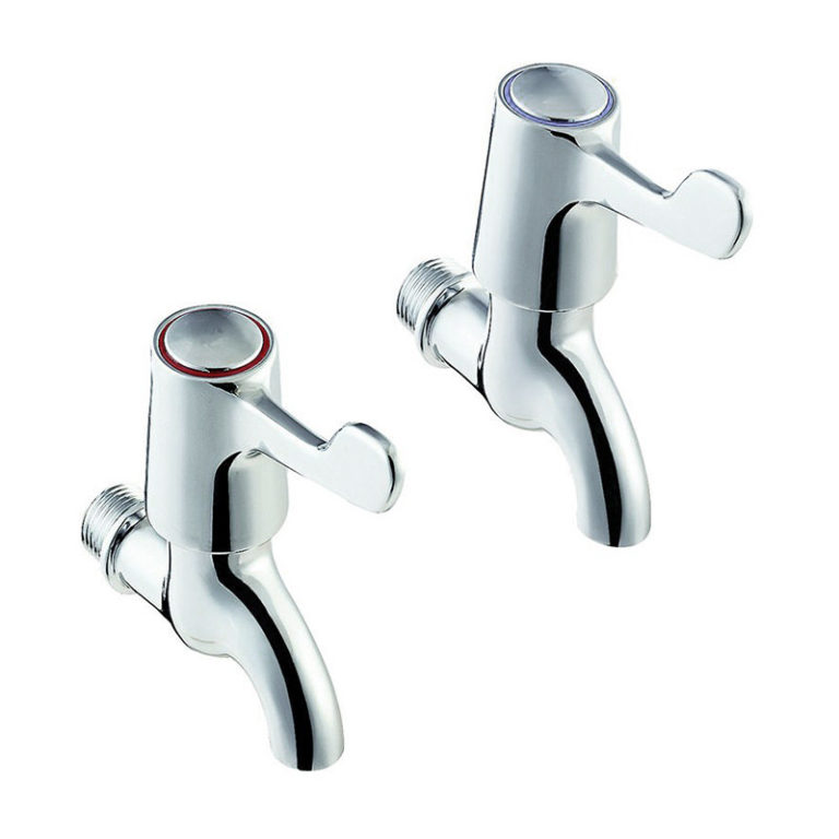 Deva Lever Action Bib Taps (Pair) - DLT095 • Nationwide Delivery