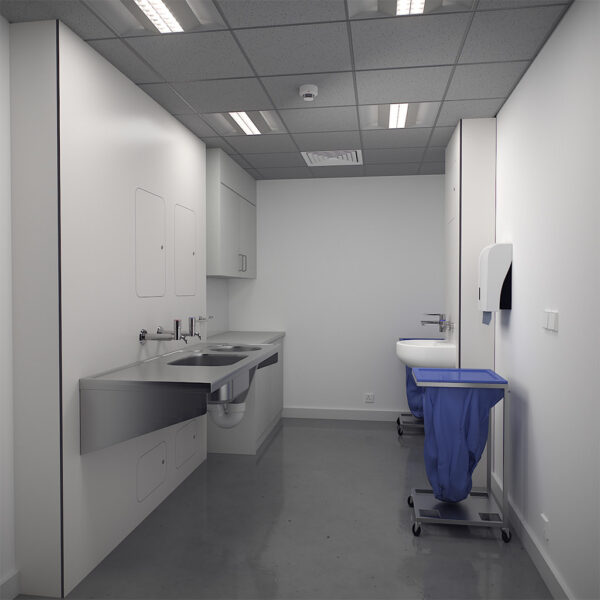 Hospital Disposal Unit IPS - Hopper, Bowl and Drainer HBN DU HS