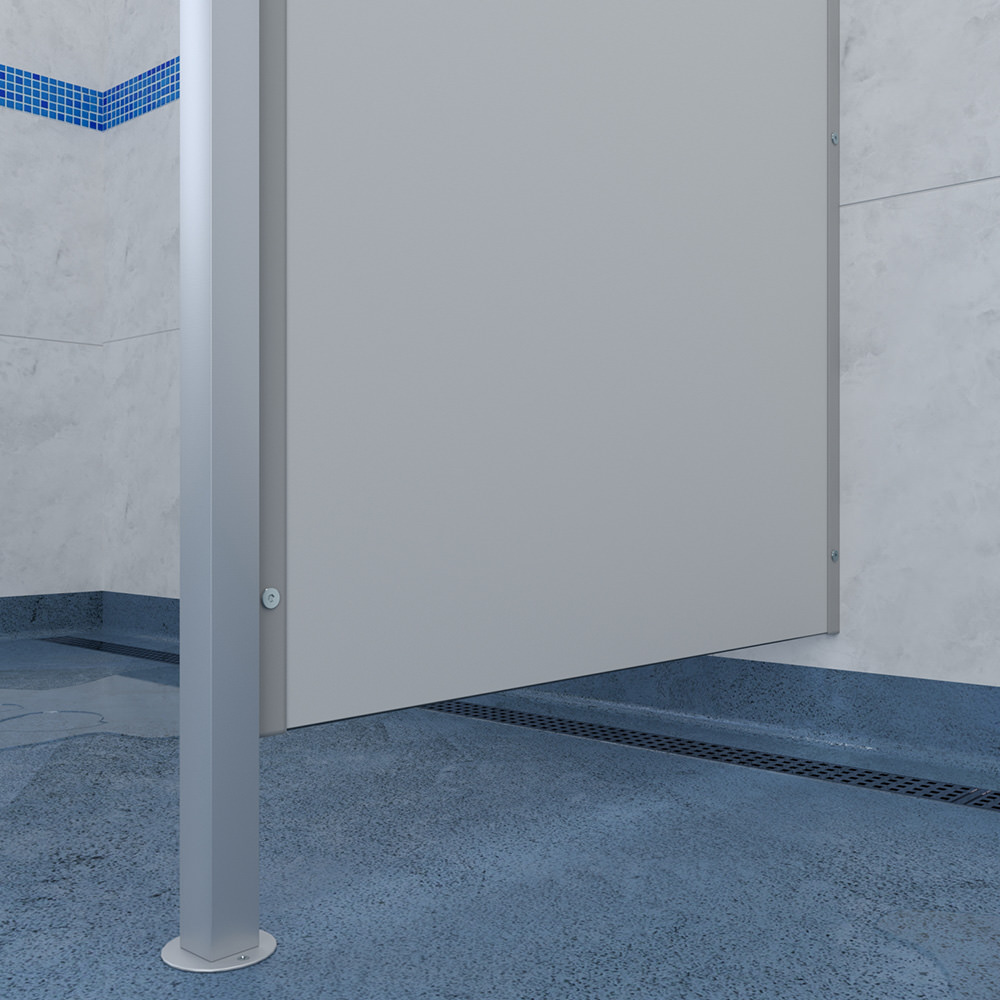 Commercial Shower Modesty Screen Pack - 1800mm x 900mm