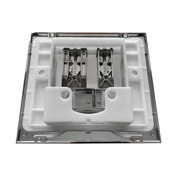 SMARTY Flush Plate - Bright Chrome or Matt Chrome • Siamp