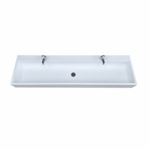 Solid Surface 'Corian' Wash Trough - 600mm to 2400mm Lengths