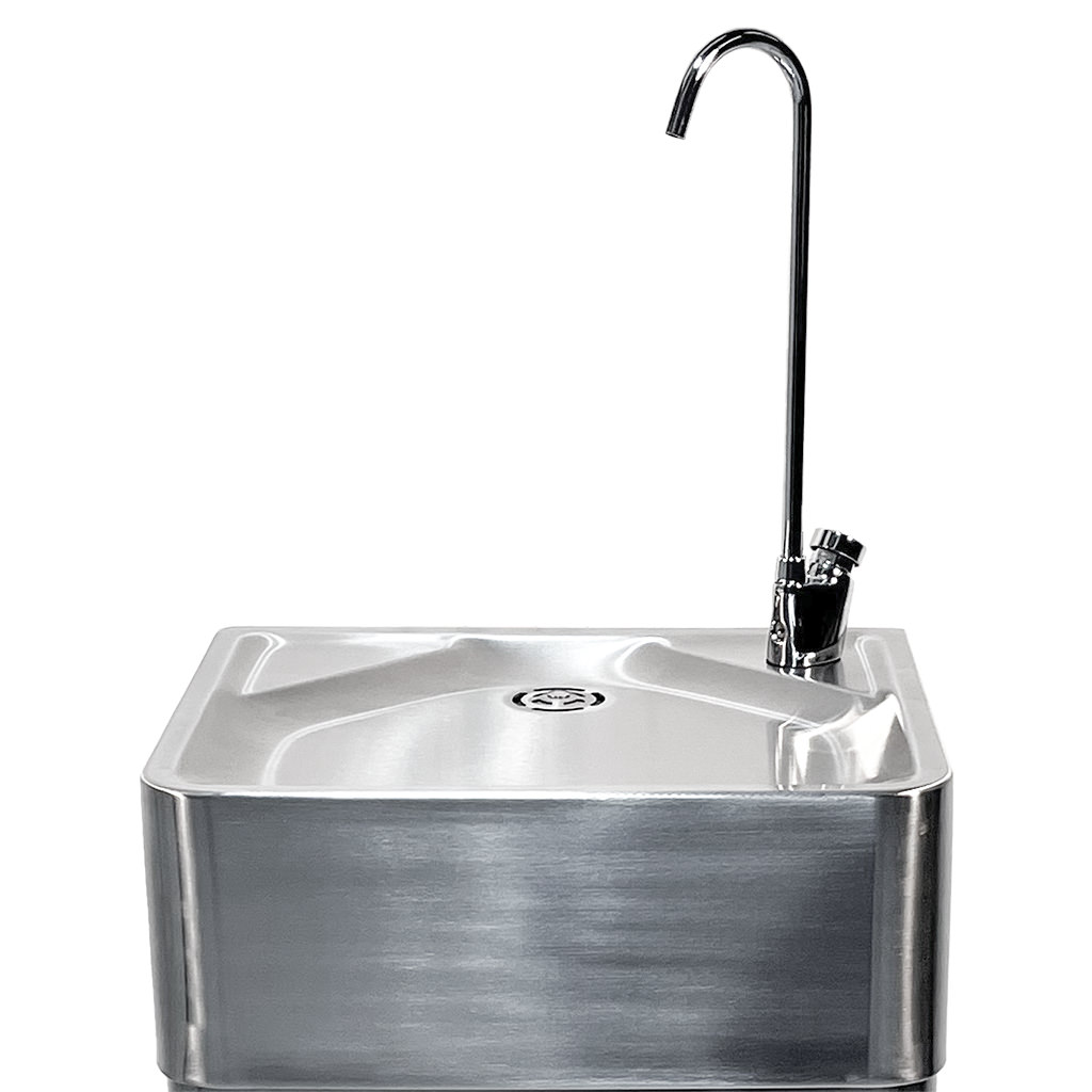 Wall-Mounted Drinking Fountain with Bottle Filler • SAN055W