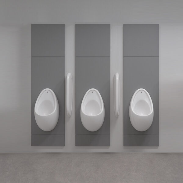 Triple Urinal Set with Concealed Cistern - UR60CONSET3