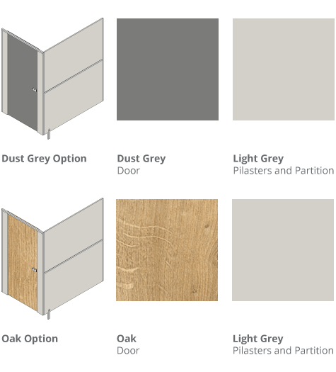 Toilet Cubicle Door Pack - Express Delivery • Cubicle Store