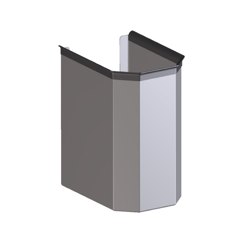 Stainless Steel Trough Urinal Trap Shroud - FIFE-SHROUD