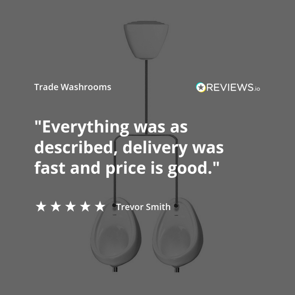 2x Urinals with Exposed Cistern Pack • Double Urinal Set