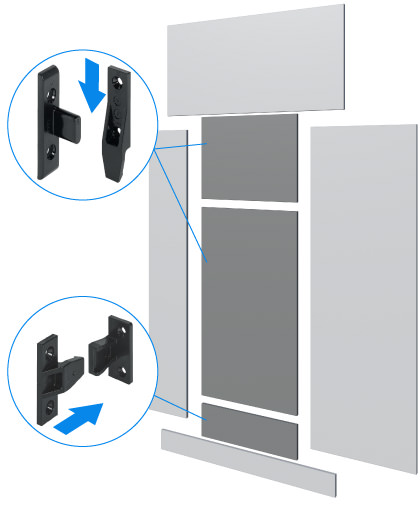 Urinal IPS Panel Pack - Express Delivery • Urinal Panels by Cubicle Store