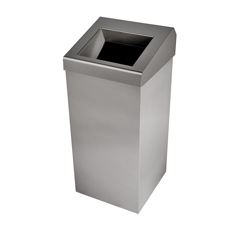 Stainless Steel 50 Litre Waste Bin - Washroom Collection