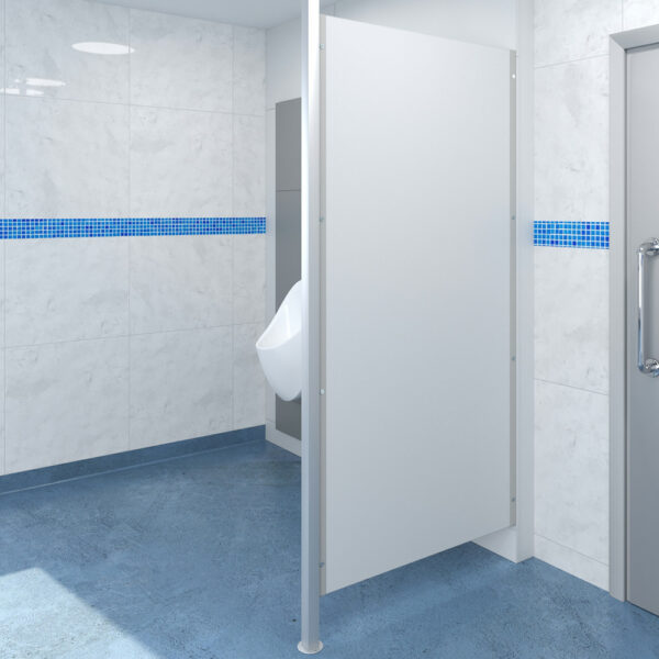 Washroom Modesty Screen Pack - 1800mm x 900mm - Light Grey